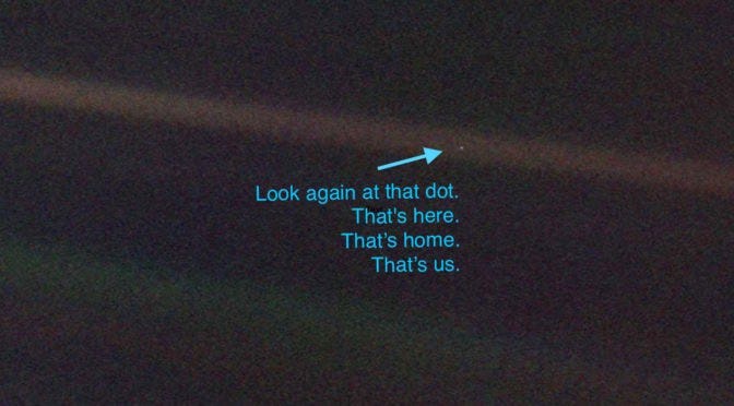 “The Pale Blue Dot” by Carl E. Sagan | by Adnan Abubakar Aliyu | Medium