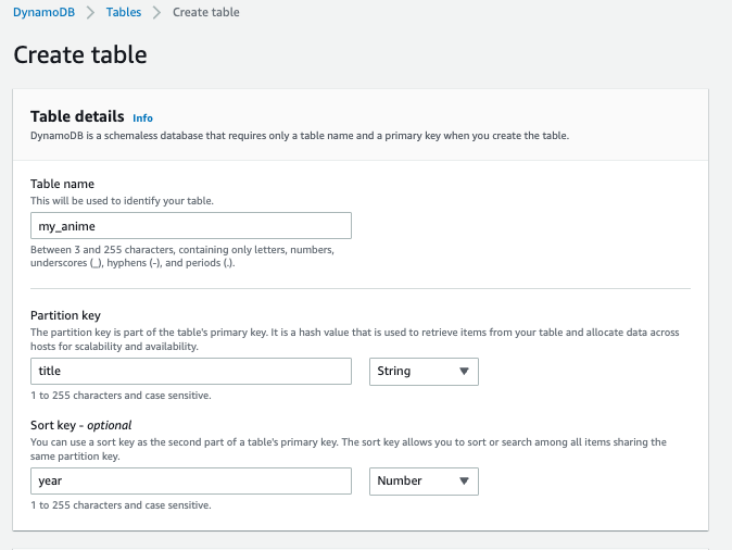 How to create DynamoDB using the AWS Console. | by Johncle | Jul, 2022 | Medium