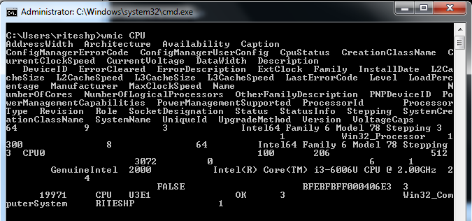 Wmic Windows Management Interface Command Medium
