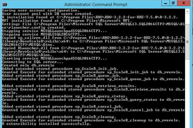 Installing and Configuring SQL Server R Services | by David Eldersveld ...