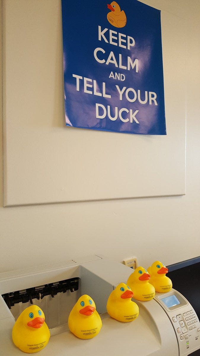 Rubber Ducking- What It Is and Why It Works | by Jay Kim | Medium