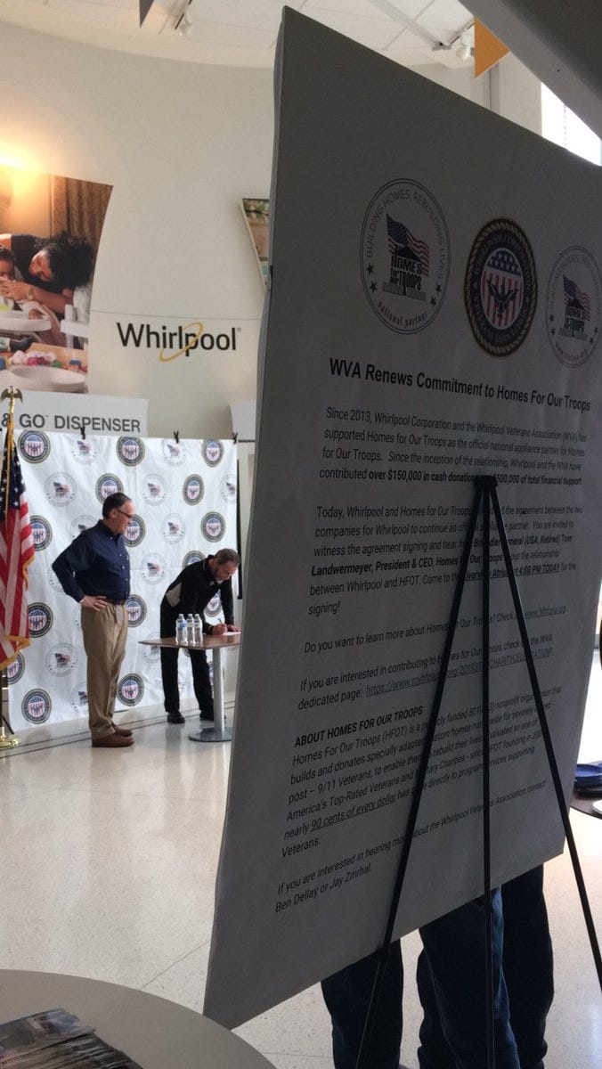Building Homes, Rebuilding Lives. Whirlpool Veteran’s Association ...