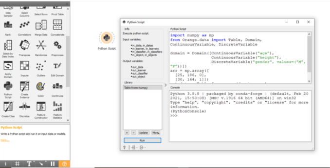 Data Preprocessing with Orange Tool | by Ketul mehta | Medium