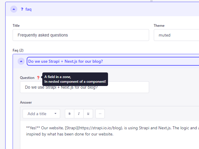 Strapi: How to create a set of components and inject them to Strapi Admin website? | by ...