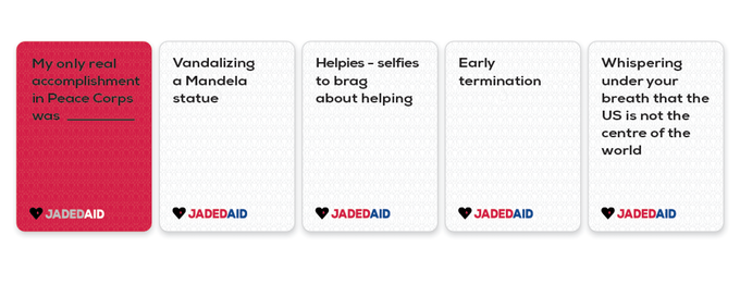 This card game will end end poverty and make fun of aid | by Tom Murphy ...