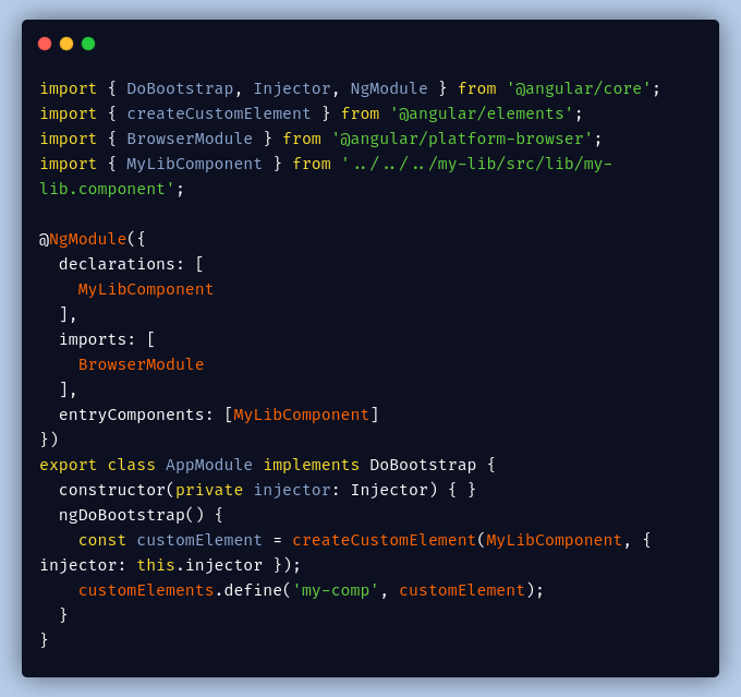 Convert your Angular libraries into web-components | by Vivek Kasture | Medium
