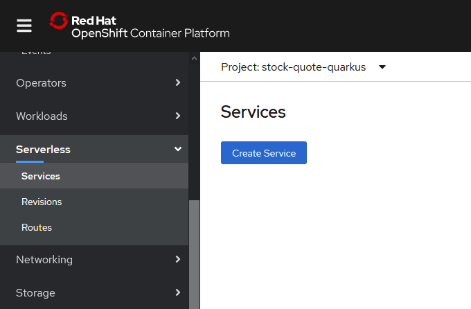 Java Serverless Services — Quarkus Microservice on OpenShift Container ...