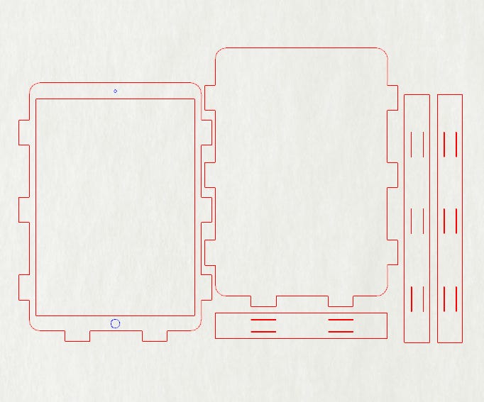 Laser Cut Prototype: Paper Prototyping iPad | by Khadijah Jordan | Medium