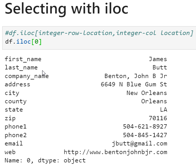 Difference between loc and iloc in Pandas (Detailed Understanding) | by ...