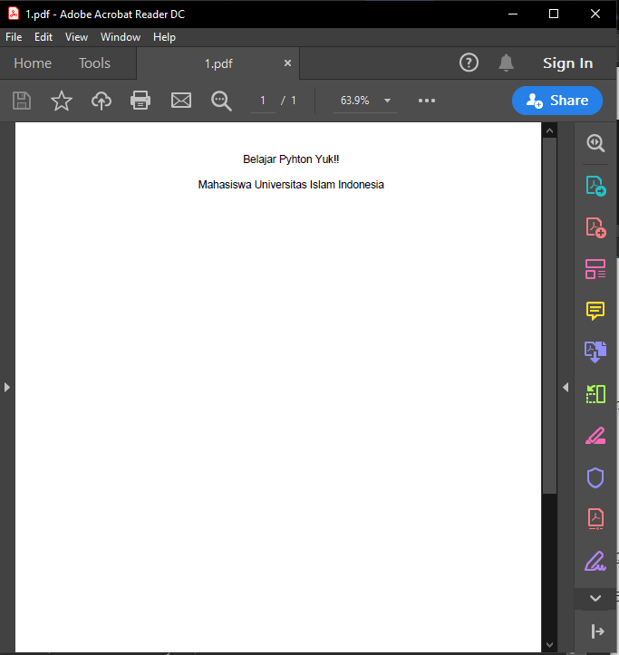 Mengubah Text menjadi PDF menggunakan Python (FPDF) | by Farhatun Nissa | Medium