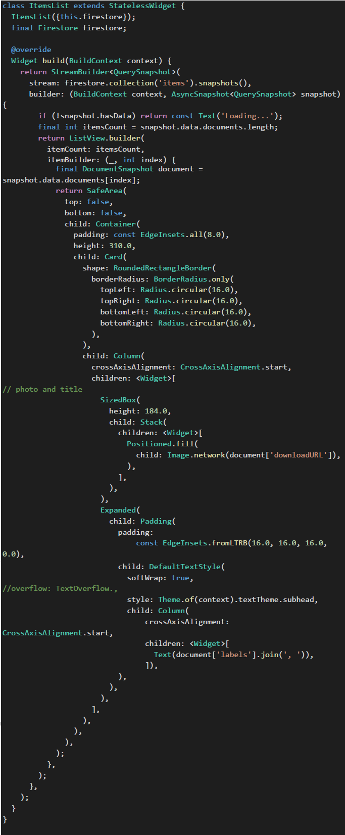 Flutter Vision — Flutter + Firebase ML Vision + Firebase Cloud Firestore | by Cesar Vega ...