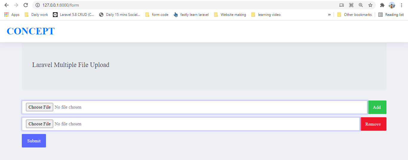 How to Upload Multiple Image in Laravel - scmGalaxy