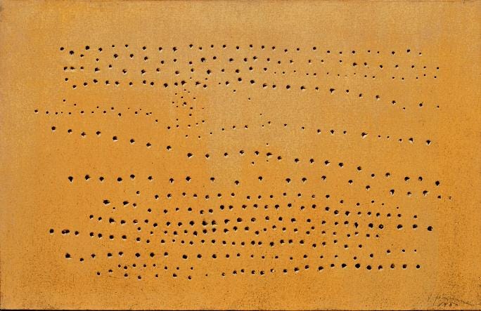 Making the Cut. Lucio Fontana sought to free art from… | by Remy Dean ...