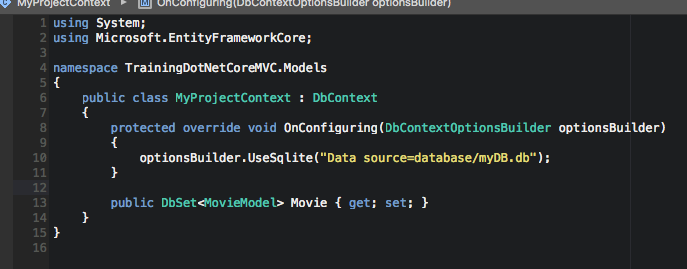 Aspnet Core Mvc Workshop02 การ Select ข้อมูลจาก Database ด้วย Model และแสดงข้อมูลด้วย Table