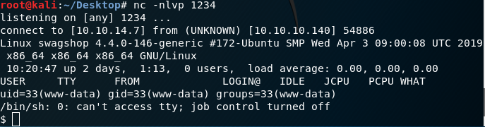 Walkthrough Of Swagshopрџ вђ Hack The Box By Whitelily Medium