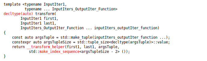 Generalizing std::transform. One day I was hacking for fun and had… | by Vanand Gasparyan | Medium