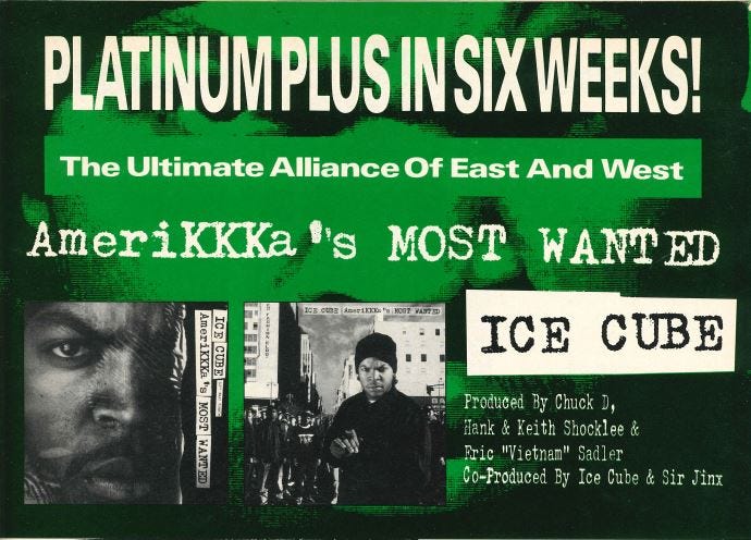 The Making of Ice Cube’s “AmeriKKKa’s Most Wanted” | by Brian Coleman ...