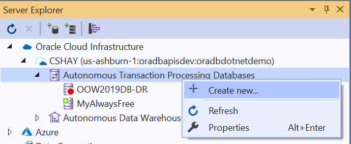 New Release: Visual Studio Integration with Oracle Autonomous Database | by Christian Shay ...