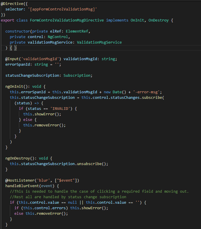 Angular Validation Error Messages display using directives! | by Sri M ... Angular Validation Error Messages display using directives! | by Sri M ...
