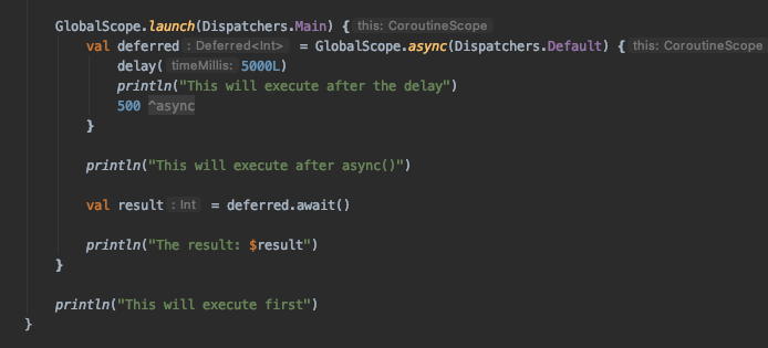 android Kotlin with different dispatchers types, async, await and launch. | Medium