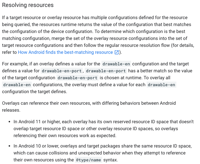 淺談「Runtime Resource Overlay」. Android：AOSP | by RICK | Medium