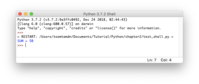 Python บทที่ 2 การใช้งาน Python shell เบื้องต้น | by Toom Tam | Medium