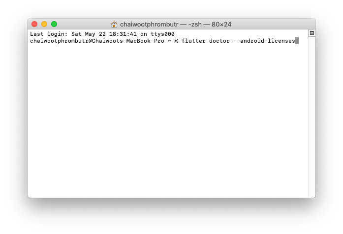 flutter error android license status unknown - มาสเตอร์ อึ่ง - Medium