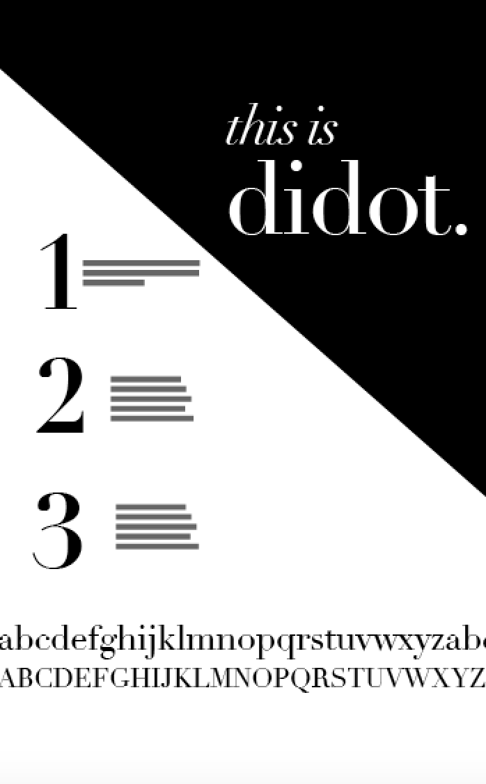 CDF Project 3, Part 2. The History of Didot | by Linda Xia | Medium