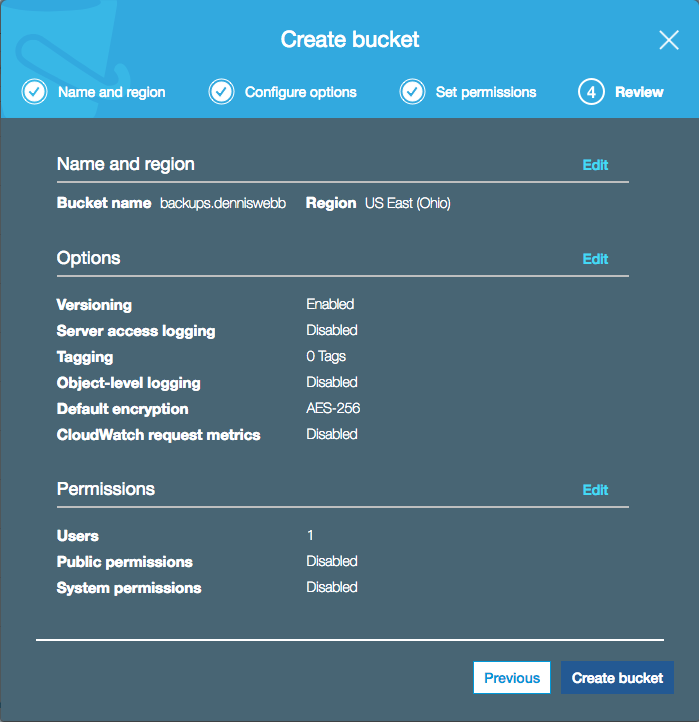 Fast and Secure Backups to S3 with Restic | by Dennis Webb | Medium