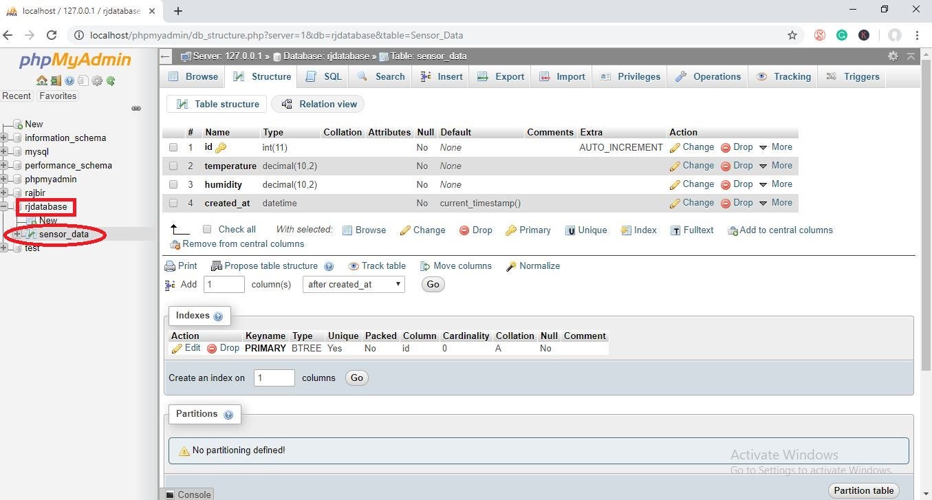 Sending Data Of Wireless Temperature And Humidity Sensor To Mysql By