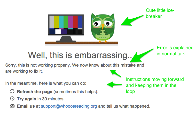 How to Design Better Error Pages. ‘500 Internal Server Error’ is a ...