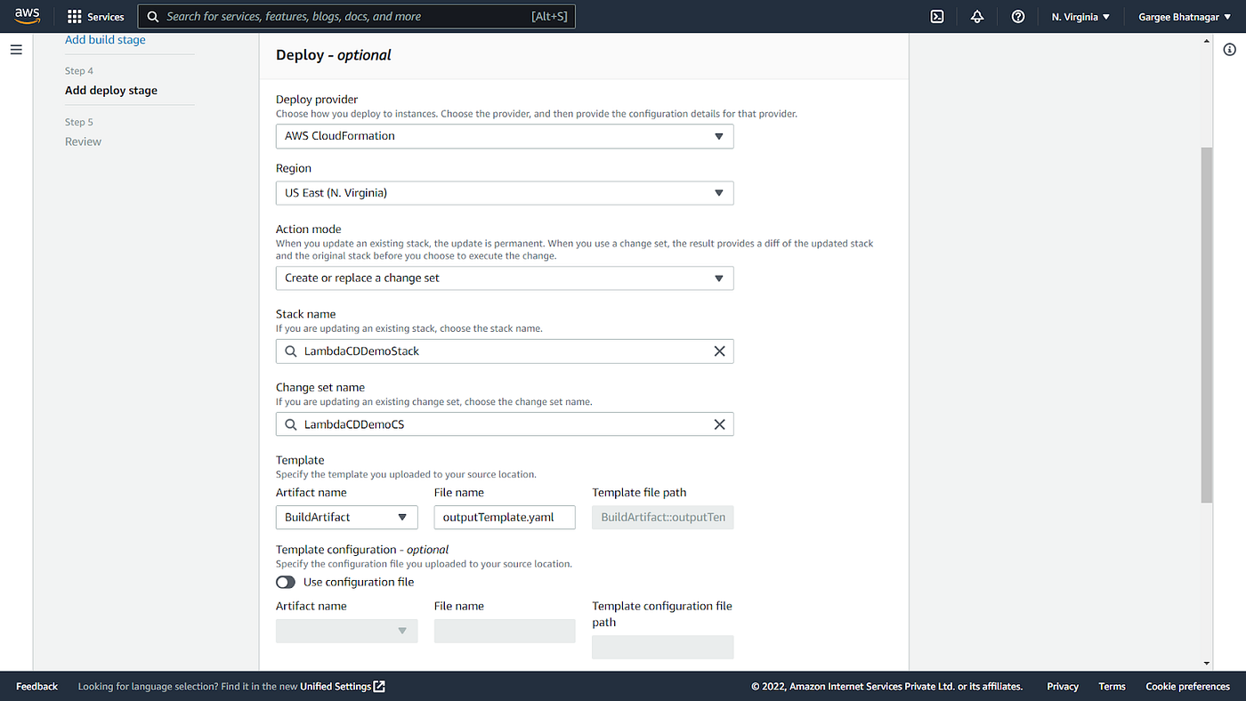 Automate the Experience of Lambda Versioning with Configuration Change and Code Change Using ...