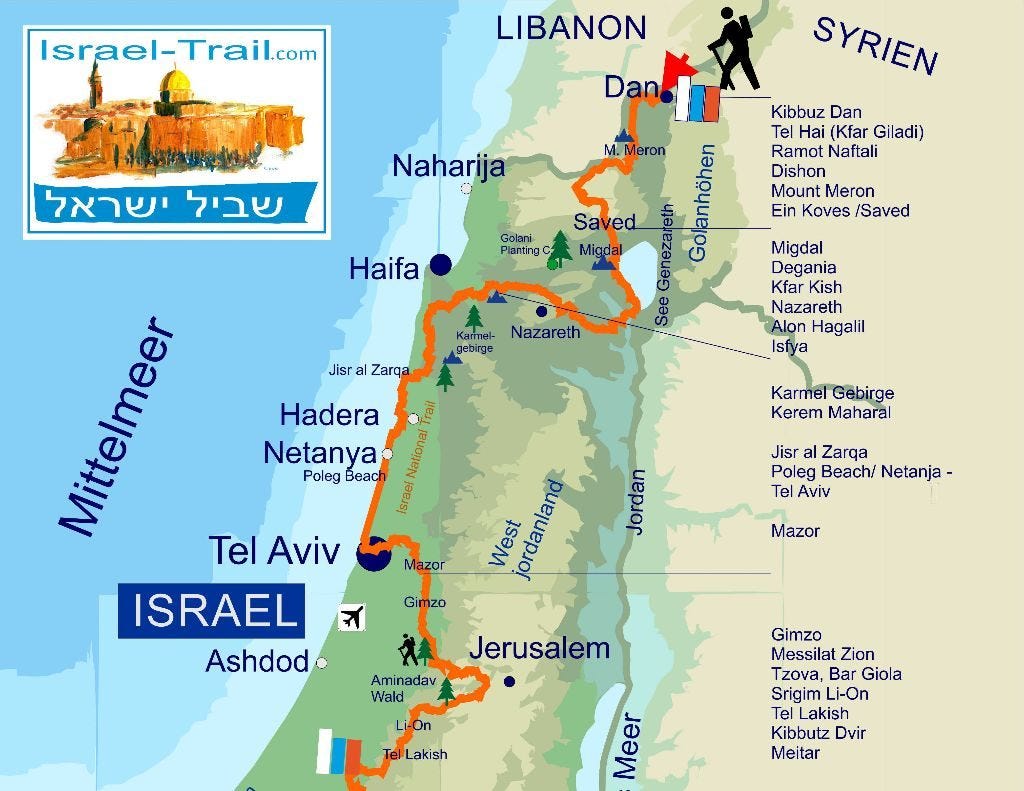 Israel National Trail — the whole country in one way | by FarmGuests ...