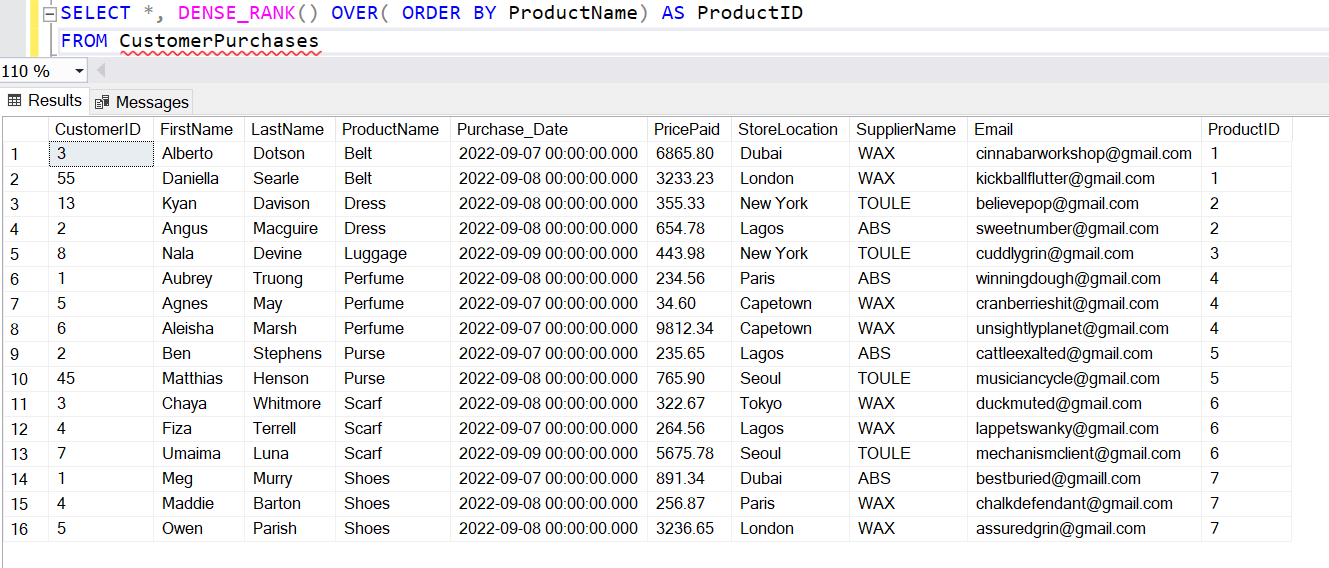 Some Intermediate and Advanced SQL Gleaned From My First Technical ...