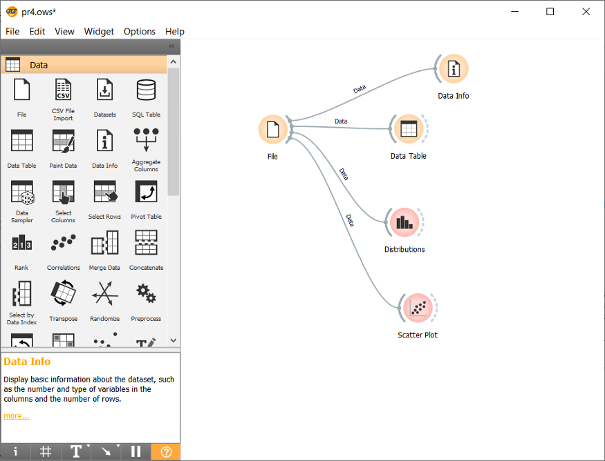 Data Science (Practical-4)Getting Started with Orange Tool | by Shivam ...