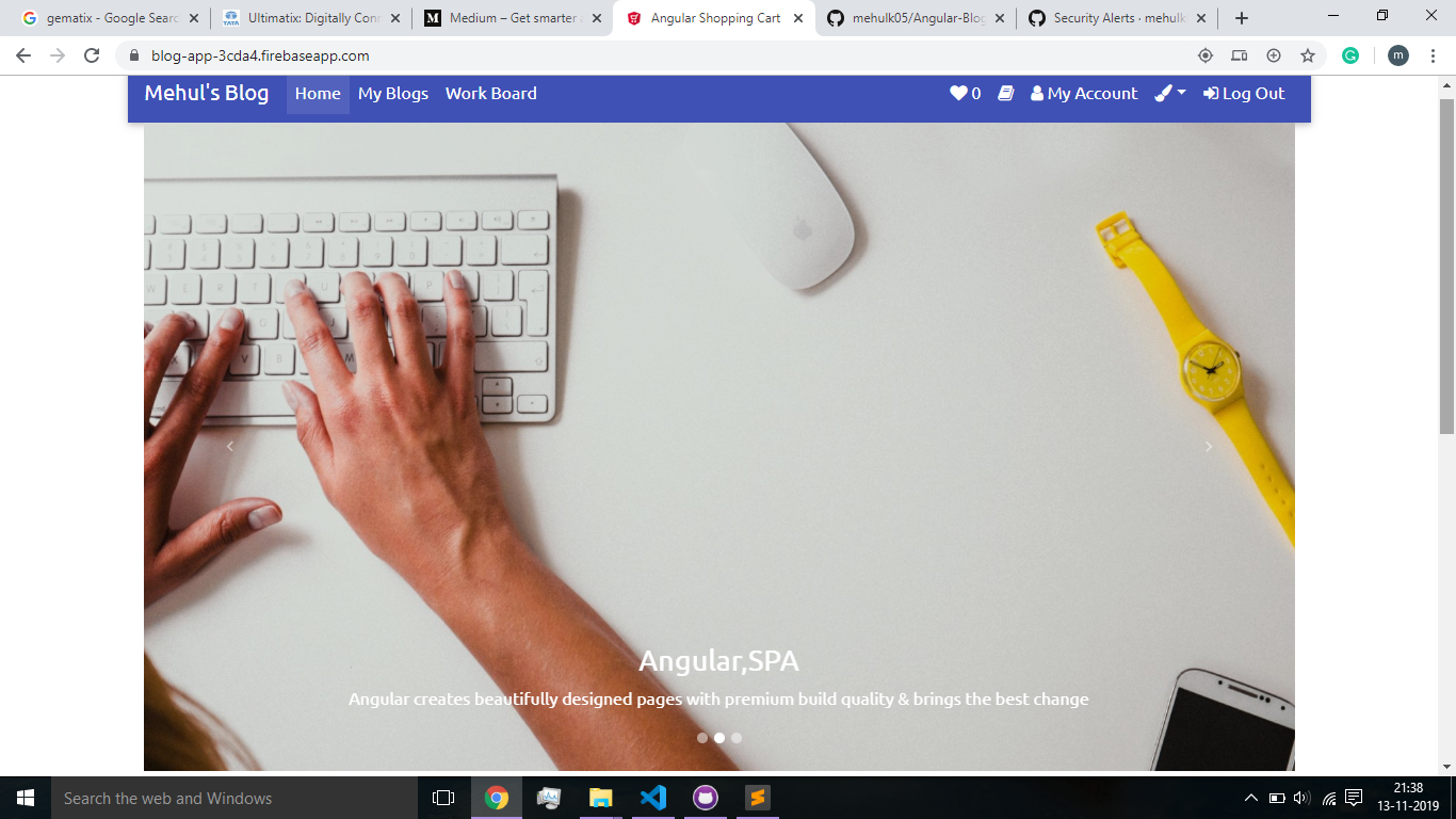 Blogging App Using Angular. Developing a Blogging (Education)… | by ...