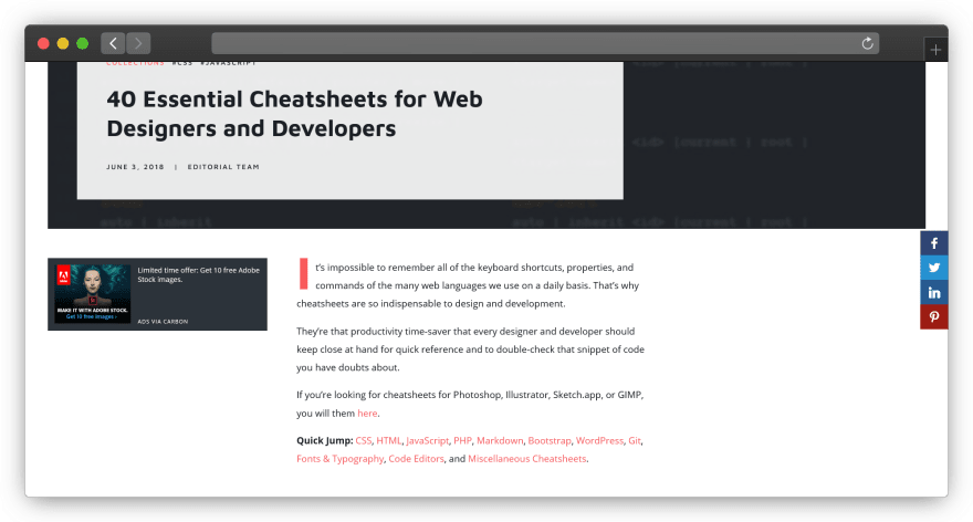 21 essential cheatsheets for Developers in 2021 | by Dev Bookmark | Medium