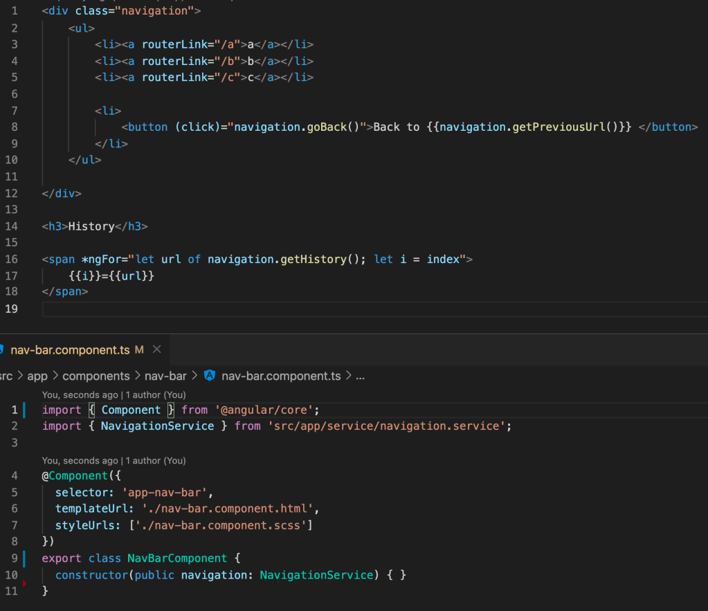 Go Back Button In Angular Save Route History By Yurii K Quick Code Medium