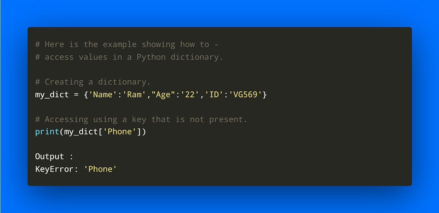 MarDevs introduces you to the Dictionary in Python | by MarsDevs | Sep, 2022 | Medium