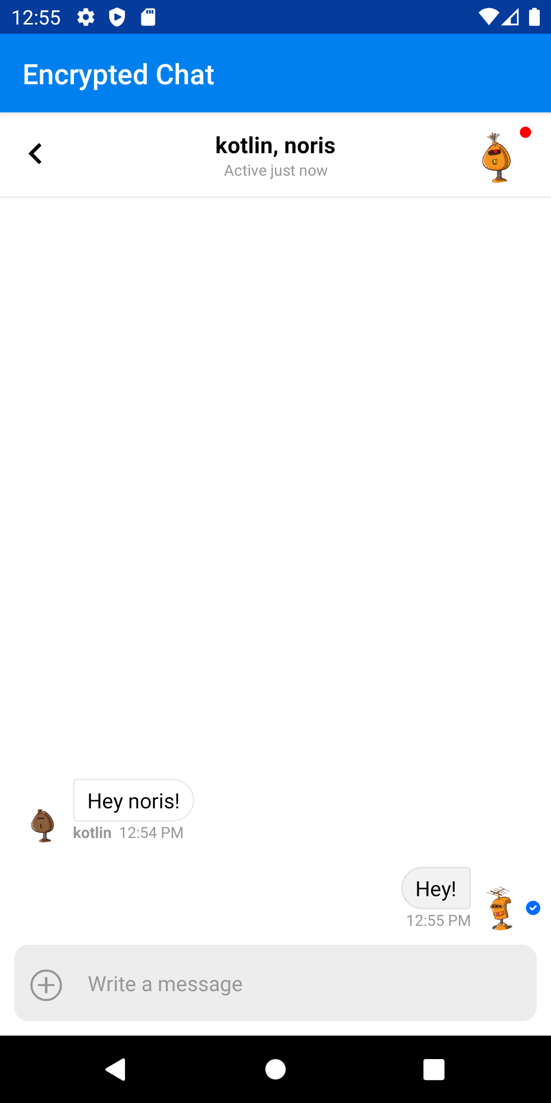 Build an Encrypted Chat/Messaging Example App for Android | The Startup