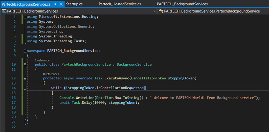 Practical Implementation — .NET Core Background Services | by ParTech | Nerd For Tech | Medium