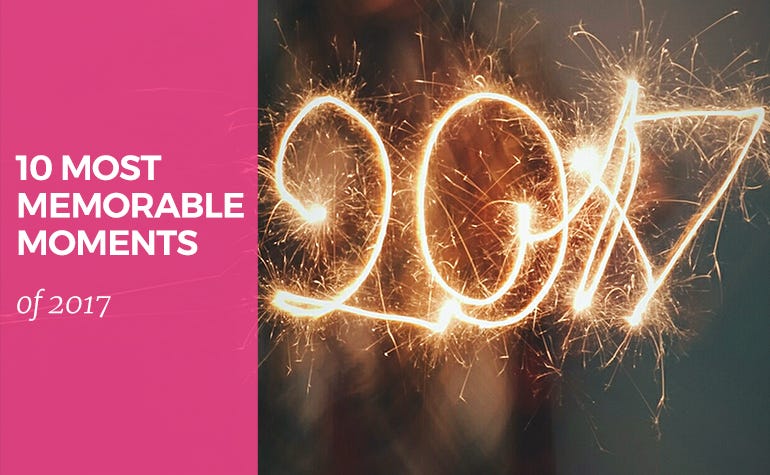 10 most memorable moments of 2017 | by PastBook | Medium