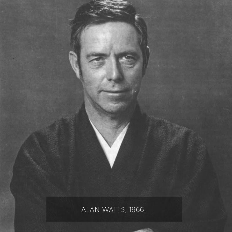 Say “Hi” to Alan Watts. 6 teachings by Alan Watts that uplift… | by Dr ...