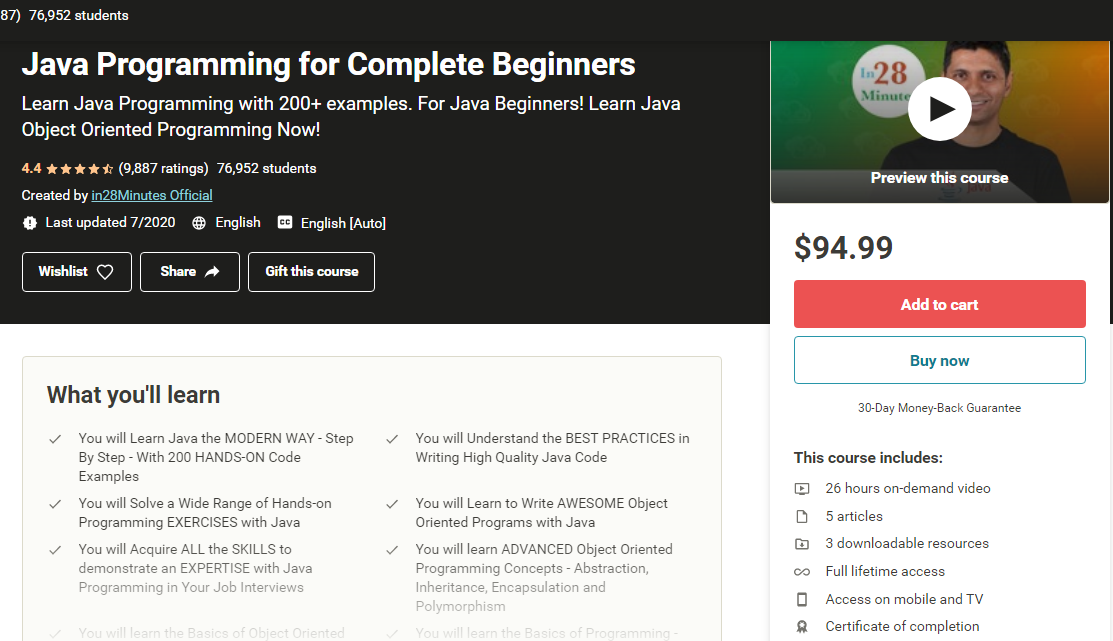5 Best Beginner-Friendly Java Courses in 2021 | by John Selawsky ...