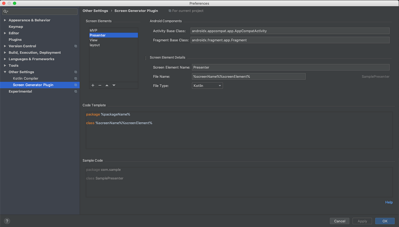 How I automated creating files for a new screen with my own Android ...