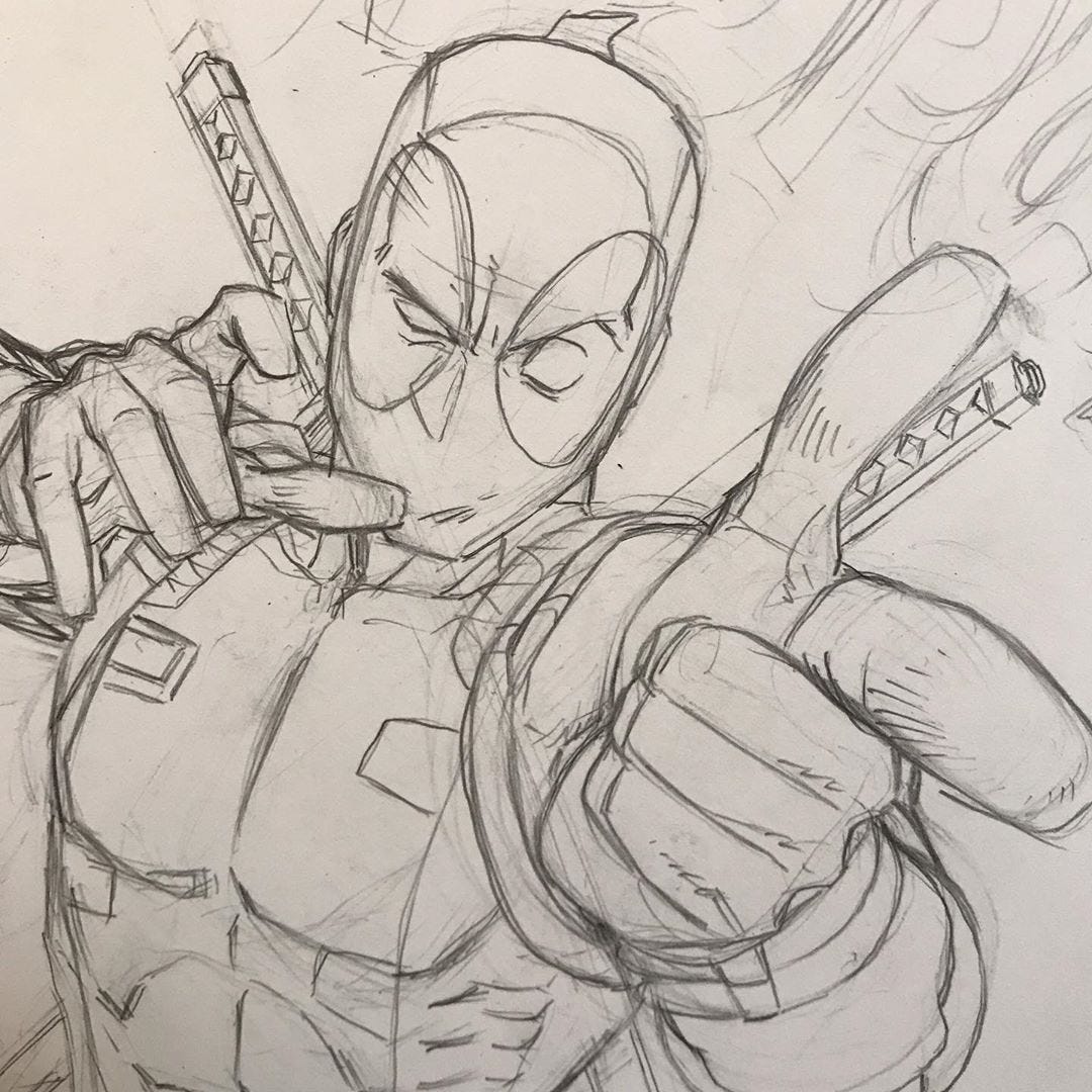 How i learned to draw Marvel Characters in 30 days. | by 3clipser | Medium