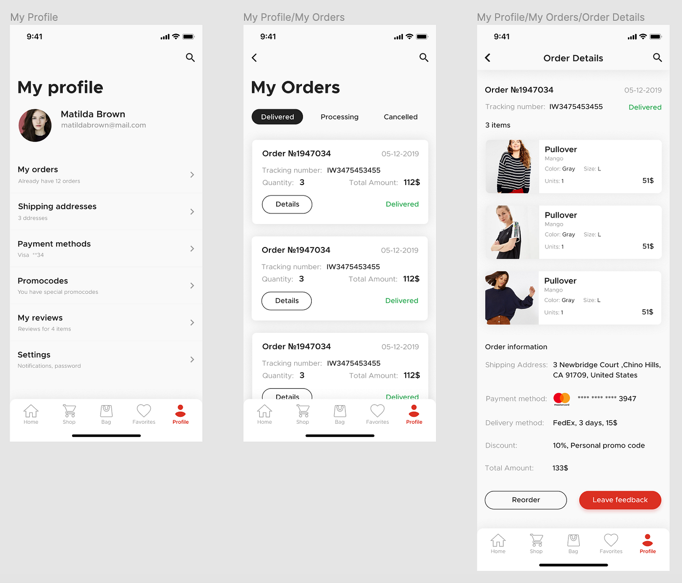 Open Flutter Project: User Profile in E-commerce App | by Andrey ... Open Flutter Project: User Profile in E-commerce App | by Andrey ...