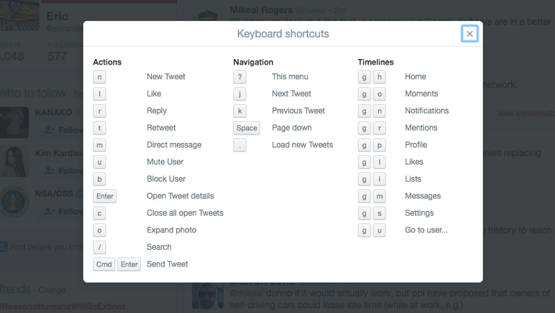 Choosing keyboard shortcuts for your website | by Eric Lewis | Medium