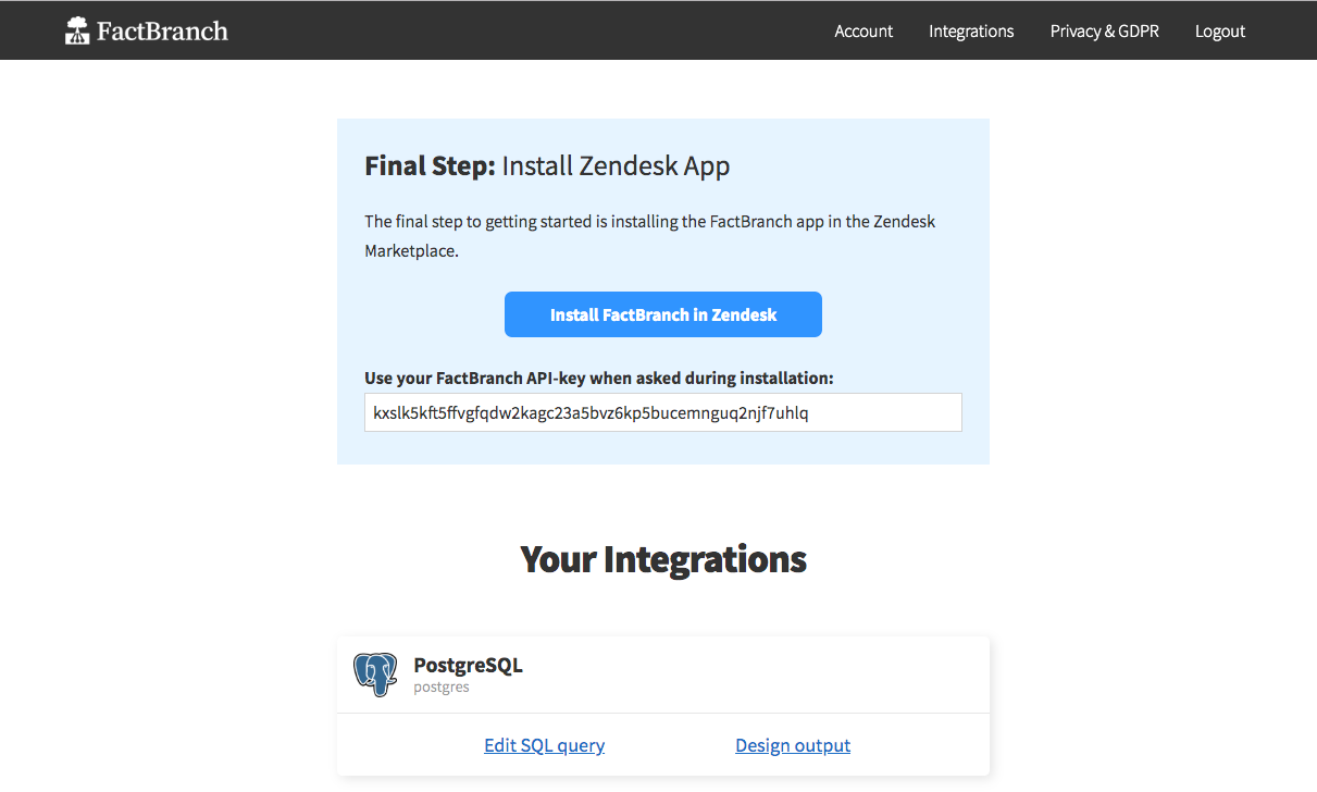 PostgreSQL Data In Zendesk. Connect Zendesk to your PostgreSQL… | by FactBranch | Medium