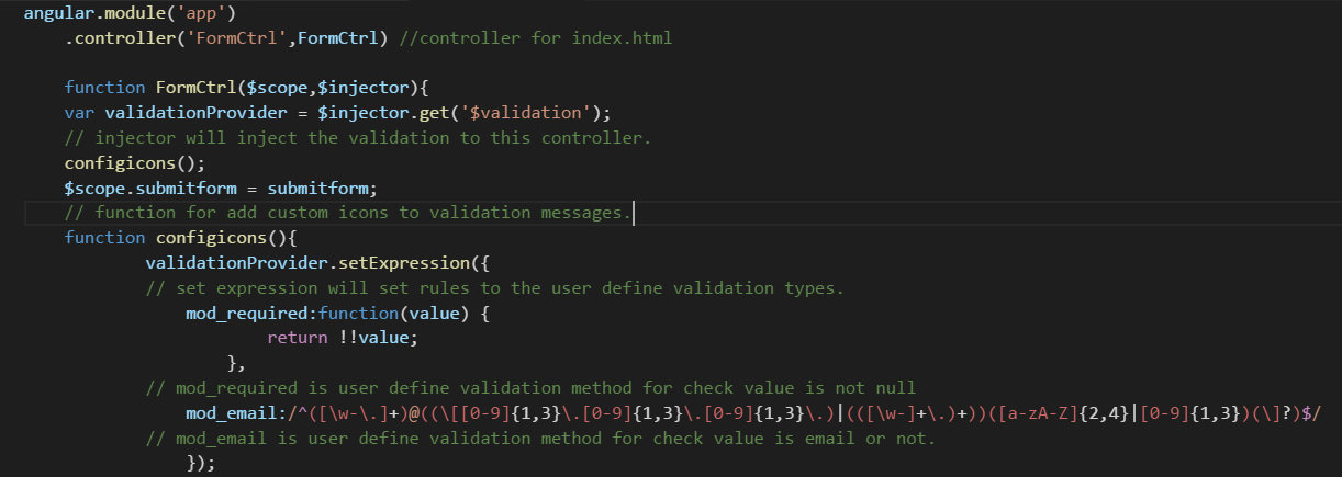 Ionic : How to set custom icons to form validations using angular-validation. | by Ridmal ...
